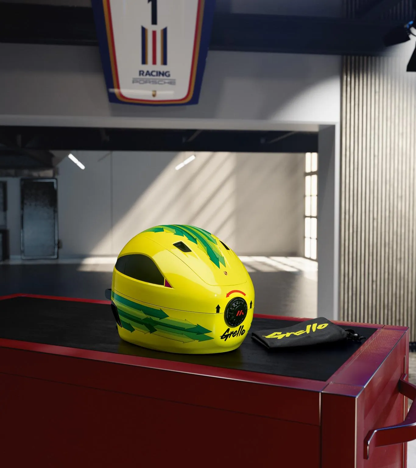 Porsche Helmet case in "Grello" design | PORSCHE SHOP