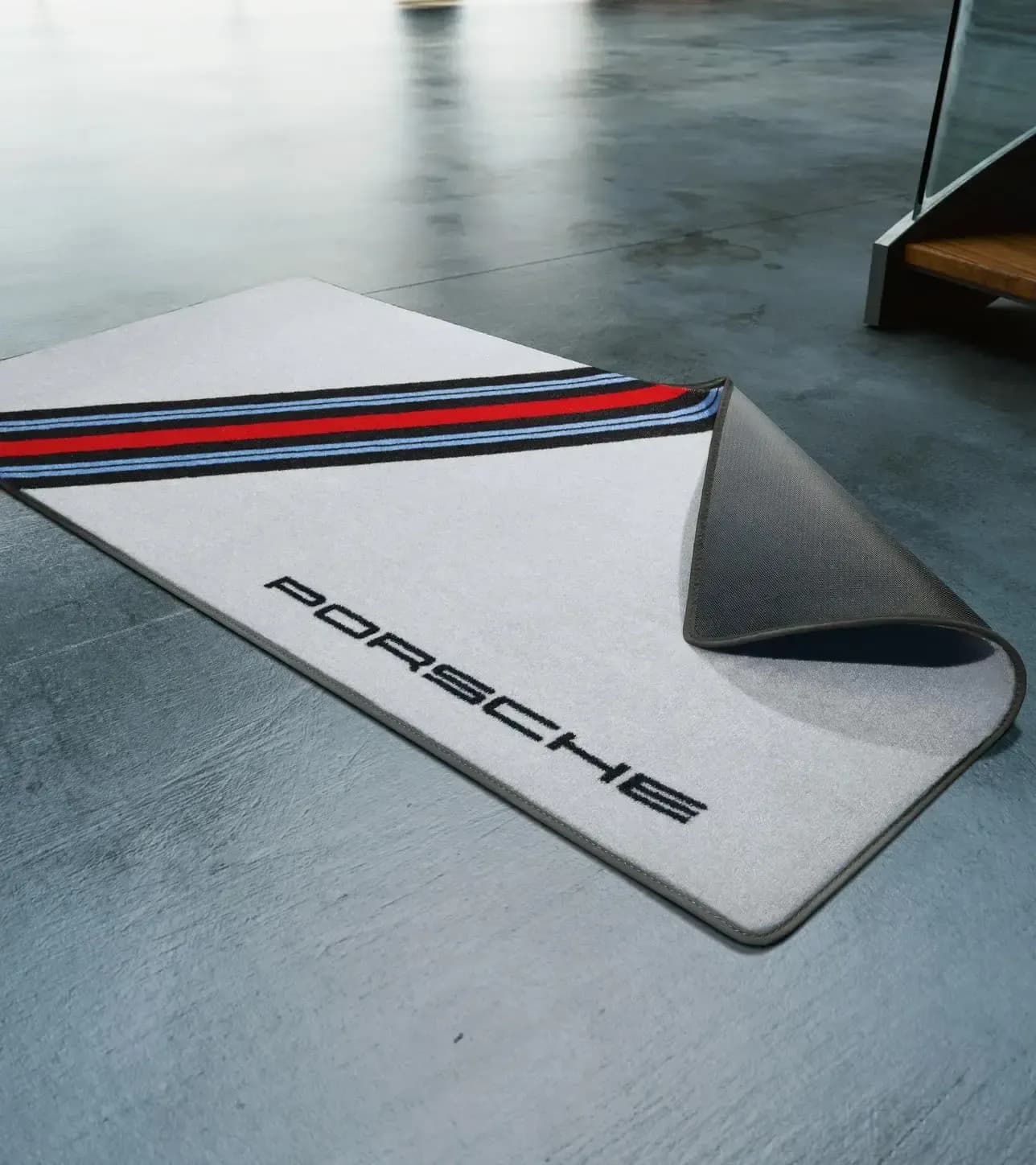 Martini Racing, Garage Floor Mat | PORSCHE SHOP